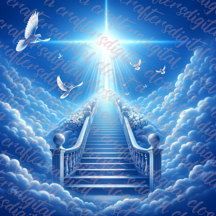 Blue Memorial Background PNG – A Crafters Digital Closet